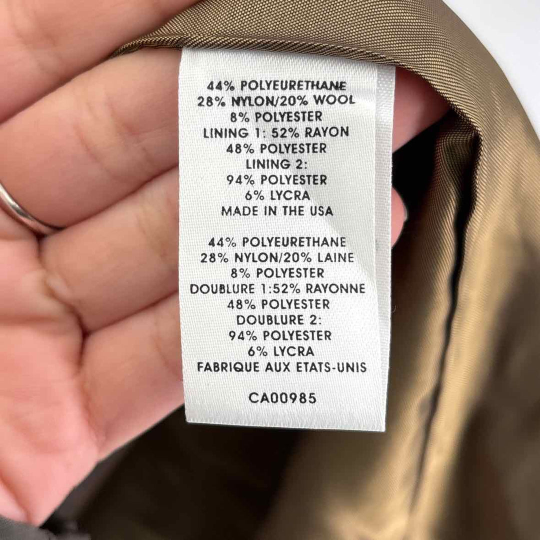 Size 6 NANETTE LEPORE Mustard Wool Coat – Back by Popular Demand ...