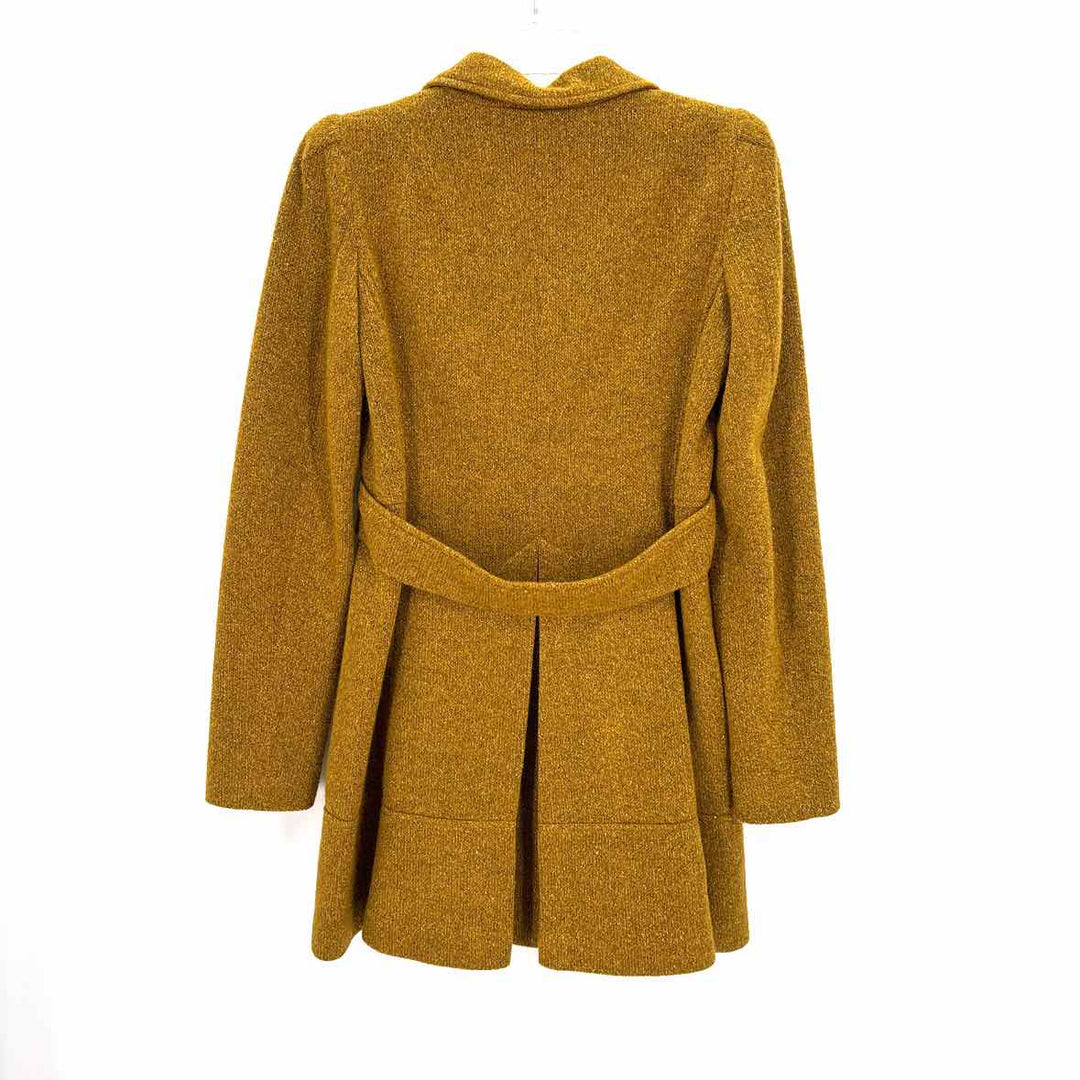 Size 6 NANETTE LEPORE Mustard Wool Coat – Back by Popular Demand ...